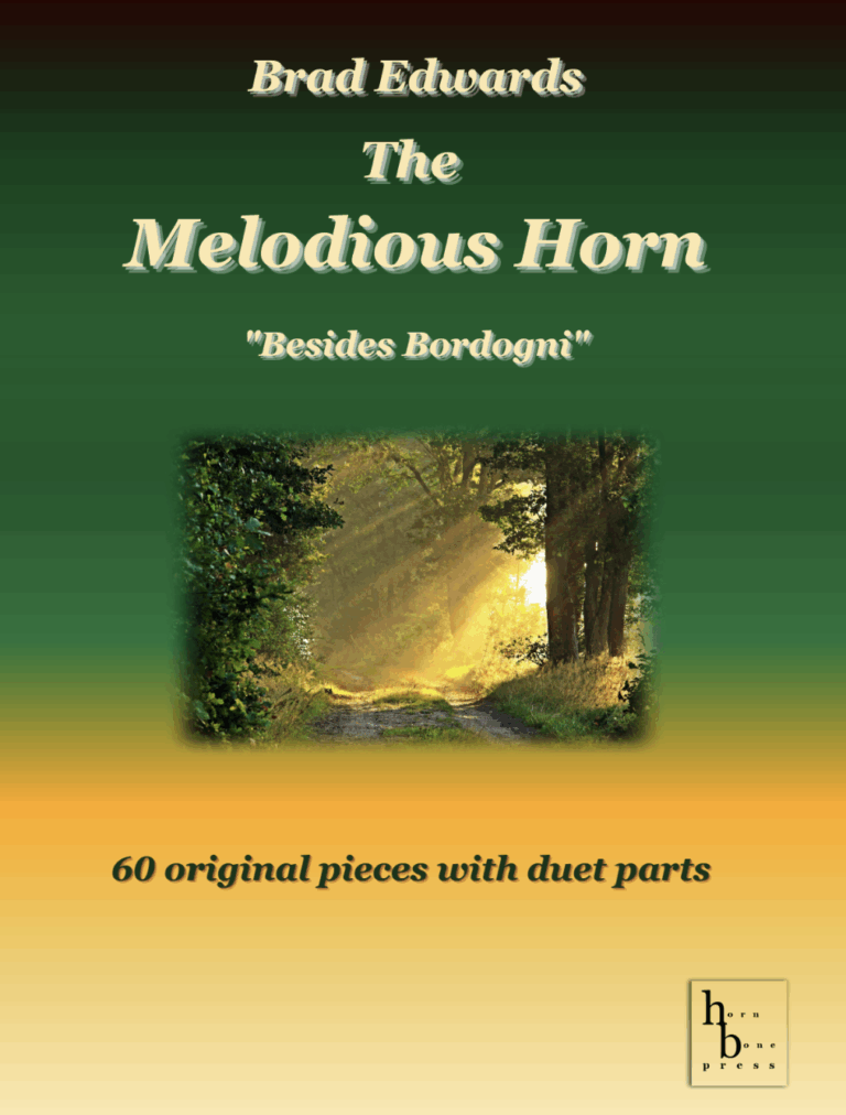 The Melodious Horn (pdf download only) – Hornbone Press